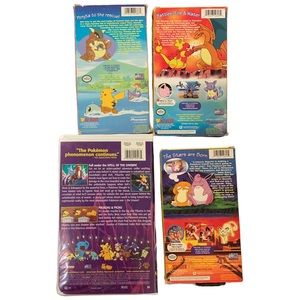 Pokemon | Media | Pokemon Vhs Bundle 4 Movies | Poshmark